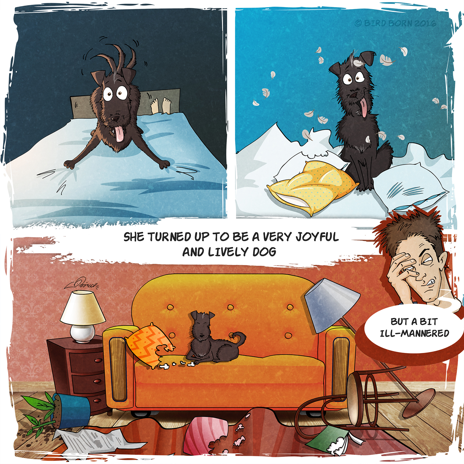 Cute Comic Shows What It's Like To Adopt A Rescue Dog - iHeartDogs.com