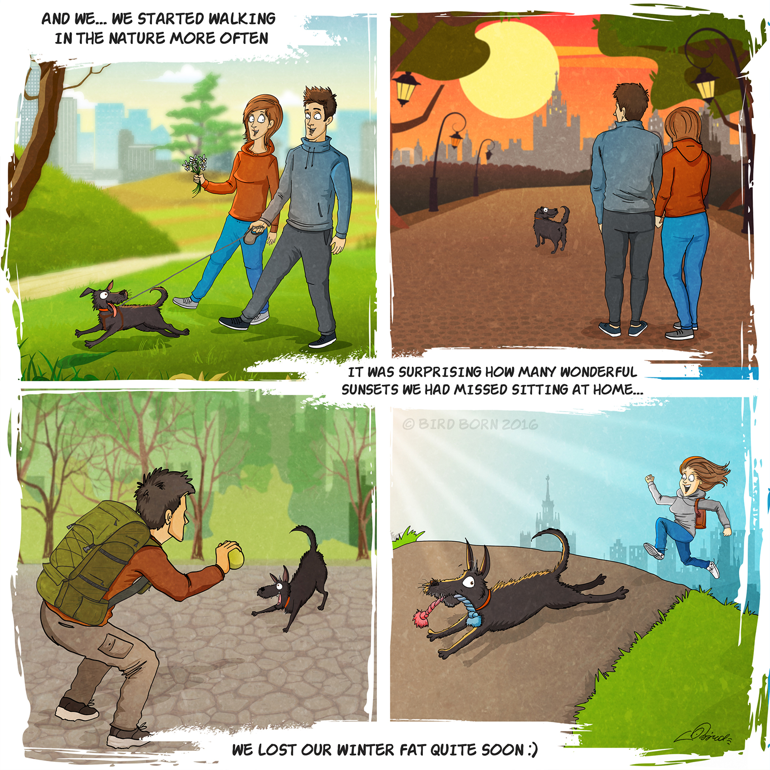 Cute Comic Shows What It's Like To Adopt A Rescue Dog - iHeartDogs.com