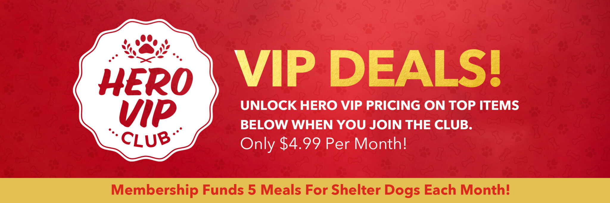Hero VIP Deals - iHeartDogs.com