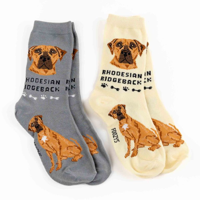 My Favorite Dog Breed Socks ️ Rhodesian Ridgeback - 2 Set Collection ...