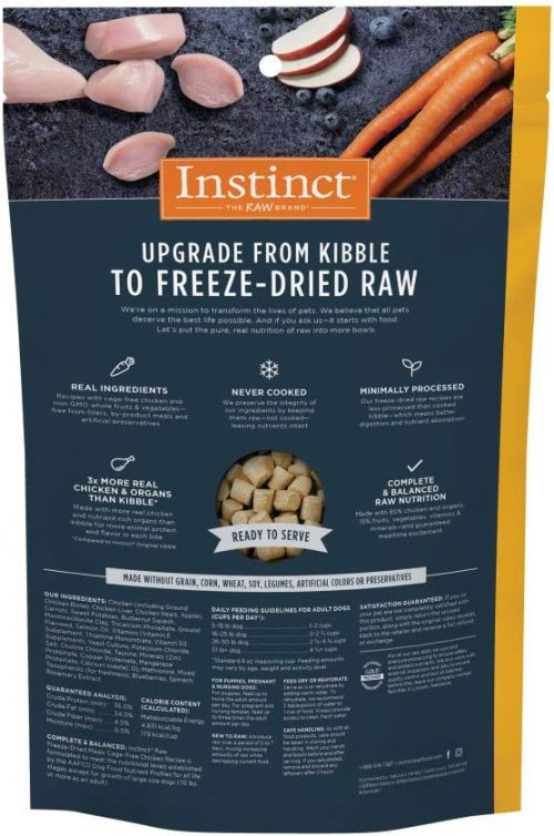 Instinct Freeze Dried Raw Meals Dog Food Review: An Honest Opinion ...