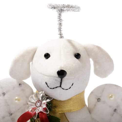 SOLD OUT! A ‘Christmas Miracle’ Angel Dog Tree Topper- Lighted ...