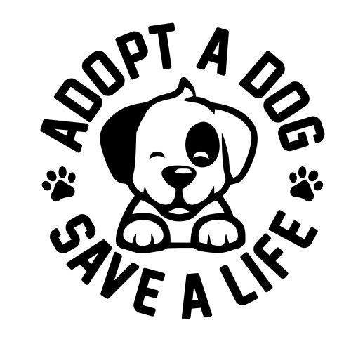 Adopt A Dog - Save A Life Standard Tee White - iHeartDogs.com