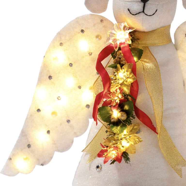 SOLD OUT! A ‘Christmas Miracle’ Angel Dog Tree Topper- Lighted ...