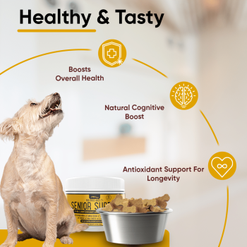 Senior Super 7 Daily MegaVitamin For Dogs 7-In-1 Antioxidant Anti-Aging ...